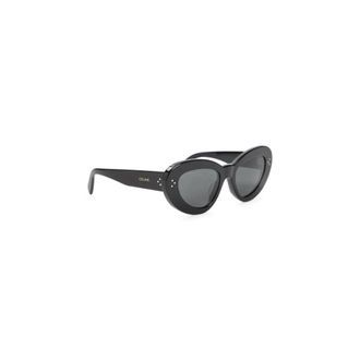 Celine Schmetterling Schwarze Azetat Sonnenbrille - - Accessories - Damen - Schwarzk - ONE SIZE