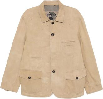 Ziggy Chen veste en jean - Jaune