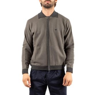 Emporio Armani Maglia Cardigan - - Knitwear - Herren - Gr&uuml;n - S