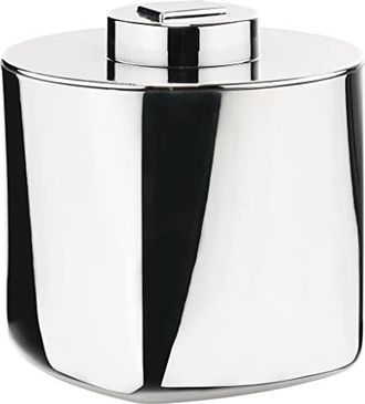 Zone Denmark Zone Denmark Rocks Bac &agrave; gla&ccedil;ons avec couvercle, bac &agrave; glace en acier inoxydable avec couvercle et pince 1 l