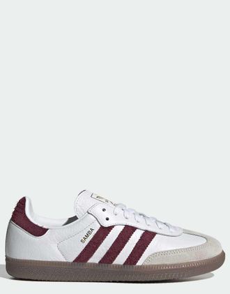 adidas Originals Samba OG - Baskets - Blanc et bordeaux