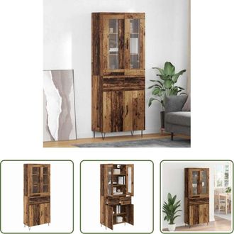 vidaXL vidaXL Altholz - Highboard Altholz 69,5 x 34 x 90 cm Holzwerkstoff