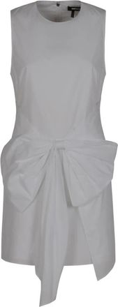 Rotate Rotate Birger Christensen, Femme, Robes, Blanc, Taille: 36 FR Robe sans manches avec