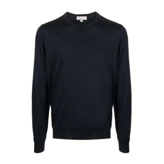 Canali Marineblauer Pullover - - Sweatshirts & Hoodies - Herren - Schwarzk - L