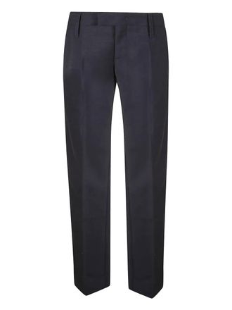 Miu Miu pantalon &agrave; broderies - Bleu