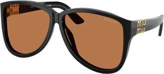 Miu Miu Damen, Accessories, Schwarzk, 61 MMGröße