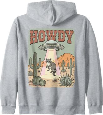 Image UFO Howdy Desert Raccoon Kapuzenjacke