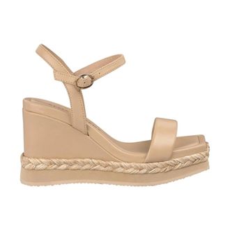 Alma En Pena Alma EN Pena, Femme, Chaussures, Beige, Taille: 41 EU Compensée avec bande tressée