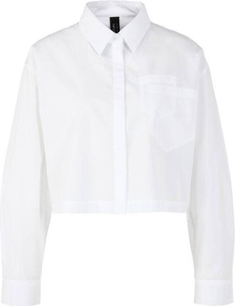 Marc Cain Damen Hemdbluse aus Baiobaumwolle