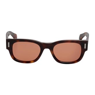 Ferragamo Rechteckige Sonnenbrille - - Accessories - Herren - Braun - ONE SIZE