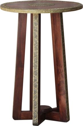 Guru Shop Orientalischer Beistelltisch, Hocker - Modell 84, 58x41x41 cm