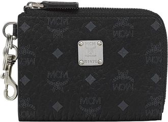 MCM Portemonnaie - Aren Visetos Card Case Sml Bk - Gr. unisize - in Schwarz - f&uuml;r Damen