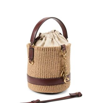 Chlo&eacute; Sac panier Chlo&eacute; Charms en raphia