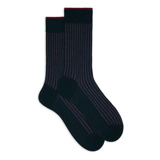 Gallo Gallo, Homme, Sous-v&ecirc;tements, Multicolore, Taille: S Chaussettes courtes en coton et laine plaqu&eacute;s