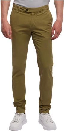 Brooks Brothers Homme, Pantalons, Vert, Taille: W33 Chinos en coton extensible