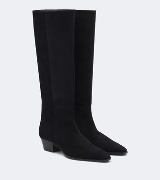 Aeyde Bottes Medea en daim