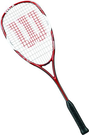 Wilson Squash-Schl&auml;ger, Damen/Herren, Fortgeschrittene, Tour 150, WRT912330, Rot/Wei&szlig;