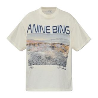 Anine Bing T-Shirts - - Tops - Damen - Beige - M