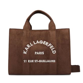 Karl Lagerfeld Handtasche KARL LAGERFELD B4W30373 Dunkelbraun