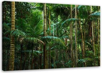 Feeby Tableau sur toile Palmiers For&ecirc;t Nature 100x70