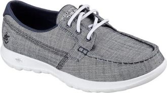 Skechers Femme on-The Go Walk Lite-Isla Chaussures Bateau, Bleu (Navy), 39.5 EU