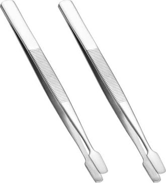 Supvox Pinces &Agrave; Timbres Philat&eacute;lie Timbres Outils De Collection 2pcs ()