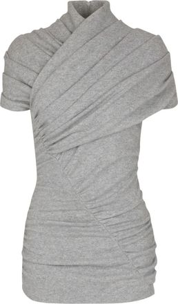 Balmain Kurzärmeliges Oberteil - Grau