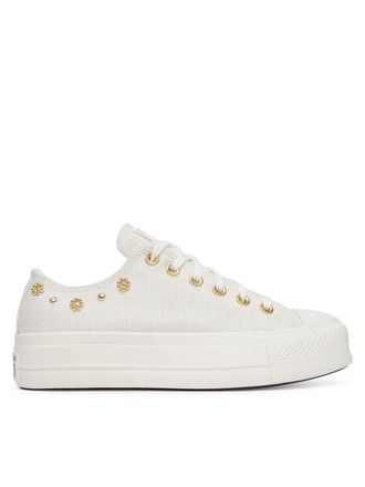 Converse Sneakers aus Stoff Chuck Taylor All Star Heathered Glam A17597C Beige