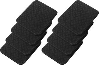 Supvox Antivibrationsmatten 8 St&uuml;ck rutschfest Laufbandmatte 10x10x0,5cm aus Doppelseitigem Silikon Ger&auml;uschd&auml;mpfend und Bodensch&uuml;tzend f&uuml;r Teppich Hartholzb