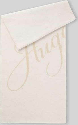 HUGO BOSS Schal mit gro&szlig;em Logo-Schriftzug