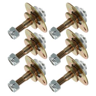 Cabilock 6 Stück Teiliges Schaukelstuhl Lager aus Eisenplattiertem Robuste Gleitlager für Schaukelstuhl Reparatur und Ersatz Korrosionsbeständige Möbelachsen f