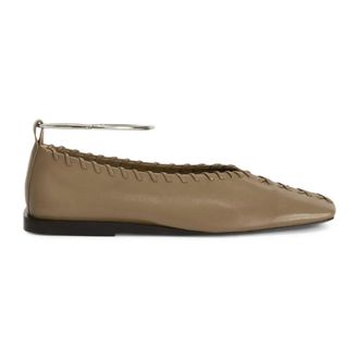 Jil Sander Femme, Chaussures, Brun, Taille: 39 EU Ballerines Taupe