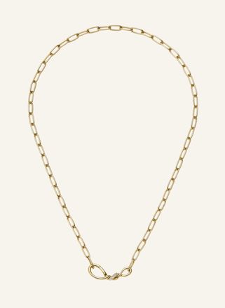 Missoma Missoma Halsschmuck Molten Snow Paperclip By Glambou gold