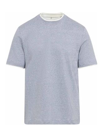 Brunello Cucinelli T-Shirt - Bleu Clair