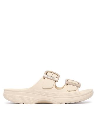 Crocs Pantoletten Saturday Enamel 212867 Beige