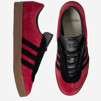 adidas Mens Trainers Gazelle Active Maroon-Black Leather Maroon/black Sneaker