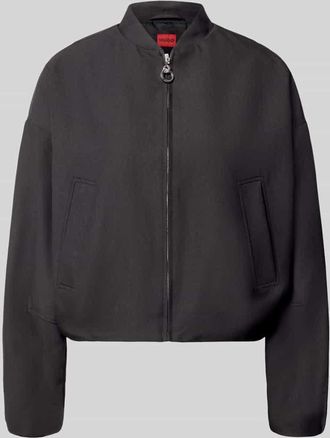 HUGO BOSS Regular Fit Bomberjacke mit Zweiwege-Rei&szlig;verschluss Modell Antean-1
