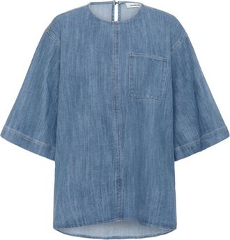 Soaked In Luxury Femme, Blouses et Chemises, Bleu, Taille: 42 FR Blouses