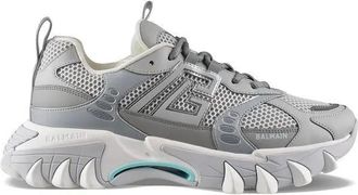 Balmain Low-Top Sneaker - B-East Pb Sneakers - Gr. 45 (EU) - in Grau - f&uuml;r Damen