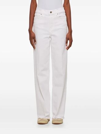 Frame Denim jean à poches multiples - Blanc