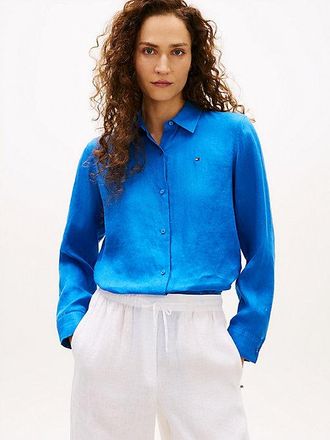 Tommy Hilfiger Chemise d&eacute;contract&eacute;e en pur lin