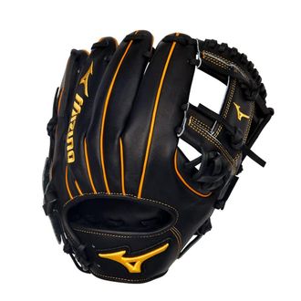 Mizuno Herren GPS2-400S Ballhandschuh, Schwarz-Gold Deep III Web, 11.5 Inch