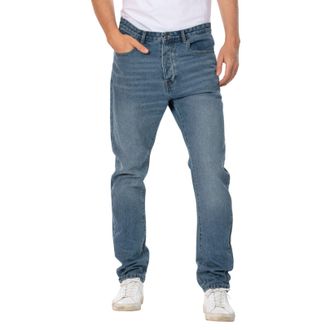 Rica Lewis Herren Rl60 Baumwolle Denim geb&uuml;rstet Relaxa Jeans, blau, 38