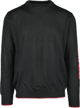 Costume National Homme, Pulls, Noir, Taille: L Pull en maille mélangée de laine
