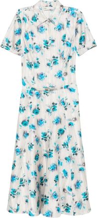 Tory Burch Femme, Robes, Multicolore, Taille: 38 FR Robe &Eacute;vas&eacute;e en Viscose
