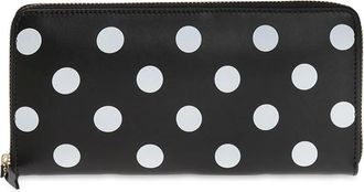 Comme Des Gar&ccedil;ons unisex, Accessoires, Noir, Taille: ONE Size Polka Dot Zip Wallet