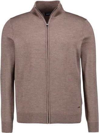 Joop Herren Cardigan braun Merinowolle