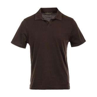 Bl'ker Polo Long Island - - Tops - Herren - Braun - M