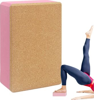 Generic Yoga-Block aus Kork, Yoga-Block mit hoher Dichte, &Uuml;bungsblock f&uuml;r das Training, Yoga-Block aus Kork. Rutschfester Yoga-Block mit hoher Dichte, Yoga-Bl
