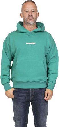Barrow Barrow, Homme, Sweatshirts et sweats à capuche, Vert, Taille: S Sweat à capuche